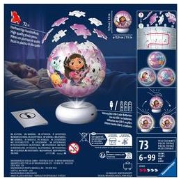 Puzzleball Ravensburger "Nachtlicht Gabby's Dollhouse", bunt, Puzzles, KinderB:13cm H:15,9cm T:13cm, Kunststoff, Motiv, beleuchtet, B:13cm H:15,9cm T:13cm