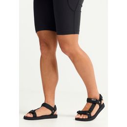 Sandale Jack Wolfskin "TAIGA SANDAL W", Damen, Gr. 43, schwarz, Synthetik, Schuhe Sandale