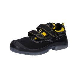 Sicherheitsschuh Canadian Line "Dune" Gr. 36, schwarz (schwarz, gelb), 36, Obermaterial: 50% Rindsleder Leather cow. 50% Lammleder LEL., Schuhe