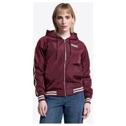 Windbreaker Lonsdale "MERIDEN", Damen, Gr. S, oxblood, chalk, Obermaterial: 100% Polyester. Futter: 100% Polyester, Jacken Windbreaker, f&uuml;r Erwachsene