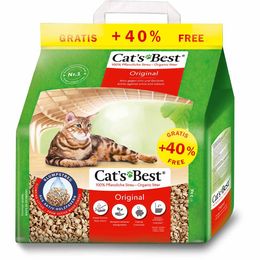 Cat's Best Original Katzenstreu 5l + 40% gratis (3kg)