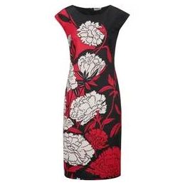 Jerseykleid Alba Moda "Jerseykleid Jerseykleid aus angenehmer Scubaware", Damen, Gr. 34, N + K Gr, schwarz, Obermaterial: 95% Polyester PES. 5% Elasthan EL., Modern, figurbetont, U-Boot-Ausschnitt, Kleider Jerseykleid