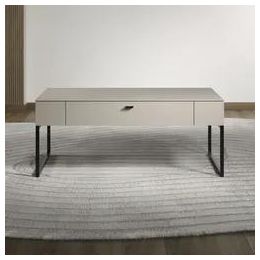 Couchtisch Home Affaire "San Pedro", kaschmir, schwarz, kaschmir, B:110cm H:45cm T:68cm, Tische, Couchtisch, Couchtisch mit 1 Schub.K, Soft-Close & Unterflurauszug 110/68/45 cm
