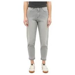 Mom-Jeans Mustang "Damen Style Charlotte Tapered", Damen, Gr. 29, L&auml;nge 32, 201 grau, Denim/Jeans, 99% Baumwolle, 1% Elasthan, unifarben, bequem, Jeans