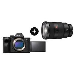 Sony Systemkamera "Set: SEL2470GM Objektiv + ILCE7M4B", schwarz, B:13,13cm H:7,11cm T:7,98cm, Fotokameras, Spiegellose Vollformatkamera 33 MP, Echtzeit-Autofokus, 10 BpS, 4K 60p