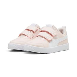 Sneaker Puma "COURTFLEX V3 V PS", M&auml;dchen, Gr. 29, island pink, Puma wei&szlig;, Synthetik, Schuhe Sneaker, f&uuml;r vielseitige Aktivit&auml;ten, mit Textil-Innenfutter