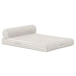 Chillkissen VENTURE HOME "Redang, flexibles Loungekissen f&uuml;r entspannte Outdoor-Momente", beige, B:135cm H:51cm T:188cm, Polypropylen, Poufs, Sonnenliege minimalistisch, Stoffbezug, outdoor-geeignet, leicht