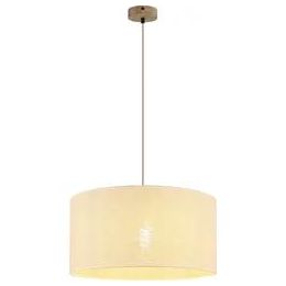 NOWA H&auml;ngeleuchte "JULE", braun, 1, &Oslash; 50cm H: 120cm, 1 Stk., Leuchten, H&auml;ngeleuchte mit Leinen, nat&uuml;rliches Design, warm & gem&uuml;tlich, H&auml;ngeleuchte