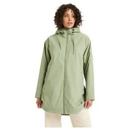 Allwetterjacke Roxy "Rain Road Polar Zip", Damen, Gr. XS, oil gr&uuml;n, Obermaterial: 100% Polyurethan;, Jacken