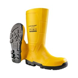 Sicherheitsstiefel Dunlop "JobGUARD Full Safety" Gr. 37, gelb, 37, Obermaterial: 100% Textilmaterial TEXMAT., Schuhe
