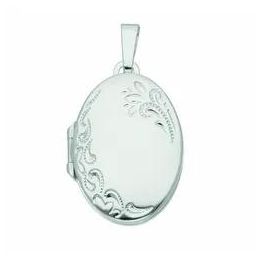 Adelia&acute;s Medallionanh&auml;nger ADELIA ́S "Medaillon 925 Silber &ndash; Silberanh&auml;nger", silber, Schmuckanh&auml;nger, Damen, Silber 925 (Sterlingsilber), Silberanh&auml;nger