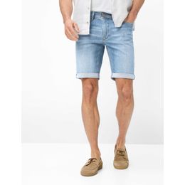 Bermudas Brax "Style CHRIS B", Herren, Gr. 40, Normalgr&ouml;&szlig;en, denim, Denim/Jeans, 73% Baumwolle, 19% Lyocell, 6% Elastomultiester, 2% Elasthan, Hosen Bermudas