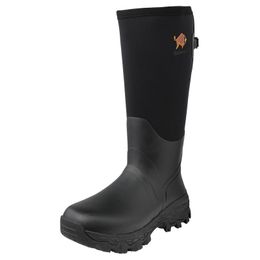 Gummistiefel GATEWAY1 "Woodwalker 18" 4mm", Damen, Gr. 46, schwarz, Obermaterial: 100% Polyurethan PU., Schuhe Gummistiefel