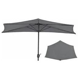 Sonnenschirm Garden Pleasure "Wandschirm", schwarz, Standschirme, einklappbar