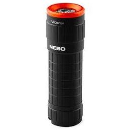 LED Taschenlampe NEBO "Nebo TORCHY UV Schwarz Licht", grau, H:9,7cm L:3cm T:3cm, Aluminium, Mobilleuchten, UV Licht mit 365nm und 395nm