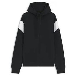 Kapuzensweatjacke BOSS Green "Union Saggy", Herren, Gr. M, dunkelblau402, Sweatware, Obermaterial: 53% Baumwolle, 44% Polyester, 3% Elasthan, unifarben, regular fit normal, hoch geschlossener Ausschnitt, B&uuml;ndchen, Sweatjacken, Kapuze, Regular Fit, Baumwoll-Mix