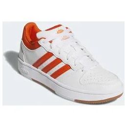 Sneaker Adidas SPORTSWEAR "HOOPS CLASSIC", Damen, Gr. 40,5, cloud wei&szlig;, collegiate orange, amber gum, Synthetik, Schuhe Sneaker