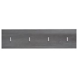 Garderobenpaneel Home Affaire "Sovana", eichefarben rauchsilber, B:80cm H:21cm T:2cm, FSC-zertifizierter Holzwerkstoff, Garderobenpaneele, Garderobenpaneel, Wandpaneel zur Wandmontage - (B/T/H) 80/2/21 cm