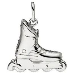 Kettenanh&auml;nger Jobo "Anh&auml;nger Inline-Skate 17 mm", silber 925, Schmuckanh&auml;nger, Damen, Silber 925 (Sterlingsilber), Kettenanh&auml;nger, 925 Silber rhodiniert