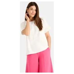 LIEBLINGSST&Uuml;CK T-Shirt LIEBLINGSST&Uuml;CK "CarinaL", Damen, Gr. XL, 100, wei&szlig;, 95% Baumwolle, 5% Elasthan, loose fit, Rundhals, Shirts T-Shirt, mit Baumwoll-Anteil