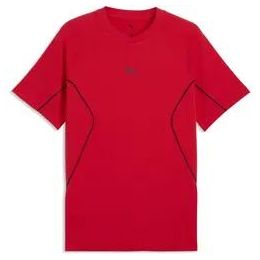 T-Shirt Puma "Puma Sport T-Shirt Herren", Damen, Gr. XXL, for all time rot, Obermaterial: 100% Baumwolle. Kragen: 29% Polyester, 71% Baumwolle, clean, regular fit, Rundhals, Shirts T-Shirt