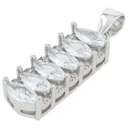 Adelia&acute;s Kettenanh&auml;nger ADELIA ́S "Damen Anh&auml;nger &ndash; Herzanh&auml;nger aus 925 Silber mit Zirkonia", silber, Schmuckanh&auml;nger, Damen, Silber 925 (Sterlingsilber), Kettenanh&auml;nger, Perfekt als Geschenk f&uuml;r besondere Menschen