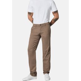 Chinohose PEAK TIME "Helikon", Herren, Gr. 30, L&auml;nge 34, stardust braun, Material: 70% Baumwolle, 28% Polyester, 2% Elasthan, gerade, unten schmal lang, Hosen Chinohose, Lange Stoffhose
