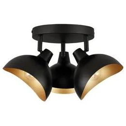 NOVA LUCE Deckenleuchte "GETI", schwarz, 3, &Oslash; 15cm H: 12cm, 1 Stk., Leuchten, Ohne Beleuchtung, Deckenstrahler