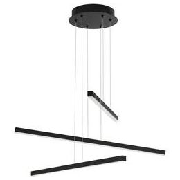 NOVA LUCE LED-H&auml;ngeleuchte "LIOR", schwarz, 3, H: 180cm, 1 Stk., Leuchten