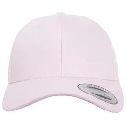 Flex Cap Flexfit "Flexfit Accessoires Curved Classic Snapback", Gr. onesize, pink, 60% Baumwolle, 40% Polyester, unifarben, Caps