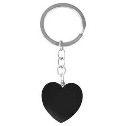 Adelia&acute;s Kettenanh&auml;nger ADELIA ́S "Damen Anh&auml;nger &ndash; Schl&uuml;ssel Herzanh&auml;nger aus Edelstahl", schwarz, Schmuckanh&auml;nger, Damen, Edelstahl, Kettenanh&auml;nger, Ideal als Geschenk &ndash; dezent und elegant