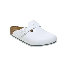 Berufsschuh Birkenstock "Boston Pro" Gr. 36, wei&szlig;, 36, Obermaterial: 50% Rindsleder Leather cow. 50% Lammleder LEL., Schuhe