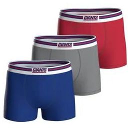 Boxershorts NFL "Boxershort NFL 3pk Boxers 3er Pack", Herren, Gr. M, bunt (new york giants), Obermaterial: 95% Baumwolle CO. 5% Elasthan EL., Unterhosen