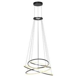 NEUHAUS PURE LED Pendelleuchte "PURE E-Flying Rings", mystic grau, 1, &Oslash; 110cm H: 150cm, 1 Stk., Leuchten, e-LIFT Funktion, CCT, dimmbar &uuml;ber Fernbedienung, LED Pendelleuchte