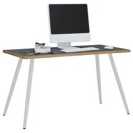 Schreibtisch Vcm "Schreibtisch B&uuml;rotisch Computertisch Salia 110x80", braun (anthrazit, honig, eiche), B:110cm T:80cm, Tische, Schreibtisch