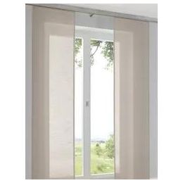 Kutti Schiebegardine HEINE HOME Gr. 2, beige, B:60cm H:175cm, Polyester, Gardinen