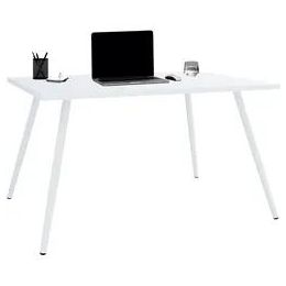 Schreibtisch Vcm "Schreibtisch B&uuml;rotisch Computertisch Salia 138x80", wei&szlig;, B:138cm T:80cm, Tische, Schreibtisch