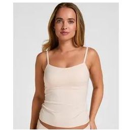 Hunkem&ouml;ller Layershirt HUNKEM&Ouml;LLER "Super Comfort Top", Damen, Gr. XL, natur, 60% Polyamid, 32% Elasthan, 8% Polyester, Shirts