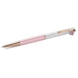 Drehkugelschreiber Swarovski "Schreibger&auml;t Geschenk CRYSTALLINE mit Teddy-Charm", ros&eacute;goldfarben, rosa, Stifte, Kunststoff, Metall, mit Swarovski Kristallen
