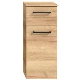 Unterschrank SAPHIR "Quickset 700, 30 cm breit, 1 T&uuml;r und 1 Schublade", riviera eiche quer nachbildung, B:30cm H:70cm T:32,5cm, Schr&auml;nke, Unterschrank