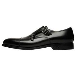 Slipper Henry Stevens "Marshall CDM Businessschuh", Herren, Gr. 47,5, schwarz, Leder, Schuhe Slipper, Herren Slipper Lederschuhe handgefertigt, Anzugschuhe