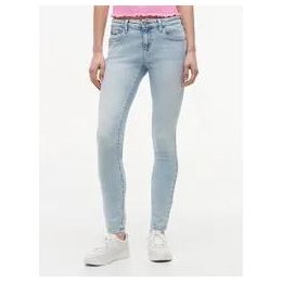 Tommy Hilfiger Skinny-fit-Jeans TOMMY JEANS "SOPHIE LW SKN", Damen, Gr. 31, L&auml;nge 28, denim light, Denim/Jeans, Obermaterial: 99% Baumwolle, 1% Elasthan, unifarben, skinny fit lang, Jeans, Baumwollmischung, skinny fit