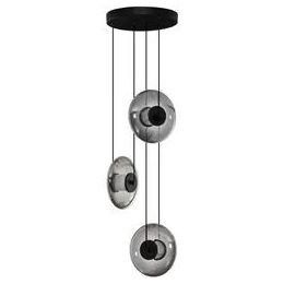 NOVA LUCE Pendelleuchte "BALLET", schwarz, 3, &Oslash; 35cm H: 169cm, 1 Stk., Leuchten, Pendelleuchte