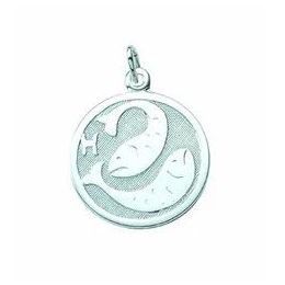 Adelia&acute;s Sternzeichenanh&auml;nger ADELIA ́S "Sternzeichen Anh&auml;nger Fische 925 Silber &ndash; Silberanh&auml;nger Fische", silber, Schmuckanh&auml;nger, Damen, Fische, Silber 925 (Sterlingsilber), Silberanh&auml;nger Fische