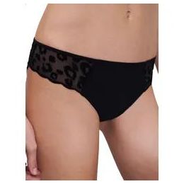 Slip Chantelle "GIRLS", Damen, Gr. 38, schwarz, Obermaterial: 73% Polyamid, 27% Elasthan, k&ouml;rpernah, Unterhosen Slip, Triangel Cut-out hinten