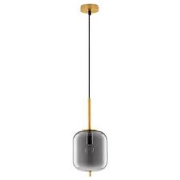 NOVA LUCE H&auml;ngeleuchten "LATO", schwarz (gold, schwarz), 1, &Oslash; 16,5cm, 1 Stk., Leuchten, Ohne Leuchtmittel