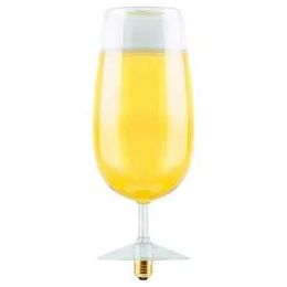 Segula LED-Leuchtmittel "LED Floating Beer foam", Energieeffizienz: F (A-G), wei&szlig;, L:34cm &Oslash;:13cm, Leuchtmittel, handmade