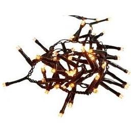 Eglo LED-Lichterkette "GOLDEN WARM WHITE, Weihnachtsdeko", schwarz, Dioden 800 Stk. Flammen 800 Stk., Kabell&auml;nge 5m x Gesamtl&auml;nge 21m, Lichterketten, schwarz / 800X0,064W / Beleuchtung - Weihnachtsdeko - Winterdeko