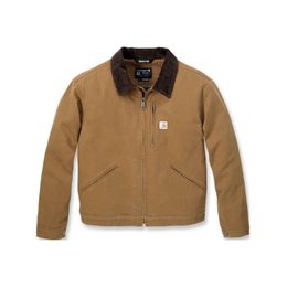 Kapuzenpullover Carhartt "Detroit", Damen, Gr. L, braun, Obermaterial: 98% Baumwolle CO. 2% Elasthan EL., Pullover Kapuzenpullover