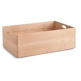 Holzkiste zeller PRESENT, beige (natur), B:60cm H:21cm T:40cm, Massivholz, Aufbewahrungsboxen, f&uuml;r jeden Bedarf